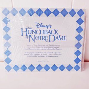 Disney | Wall Decor | Disney Vtg Small Hunchback Notre Dame Lithograph ...